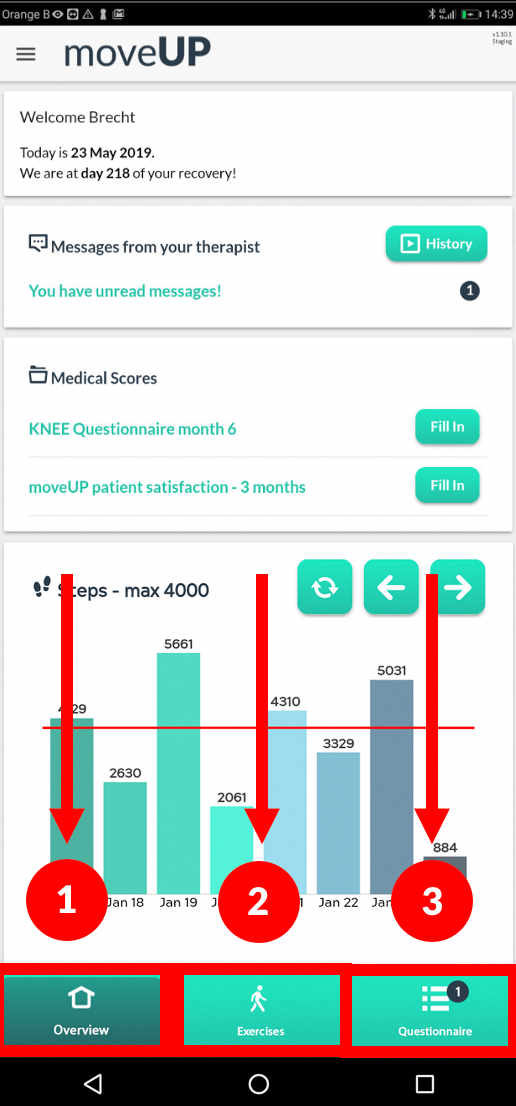 Quick start Guide – Coach – Support orthopedics – moveUP