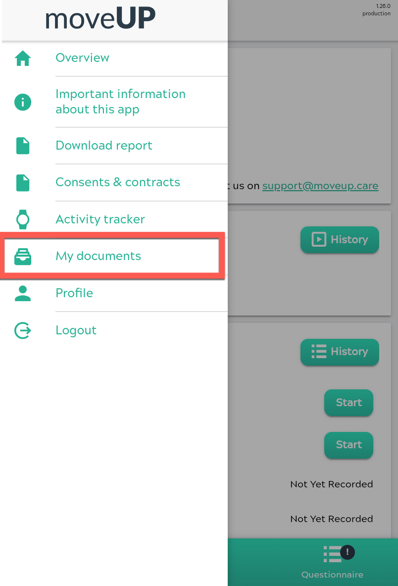 Upload your documents in the moveUP app – France – Support orthopedics ...